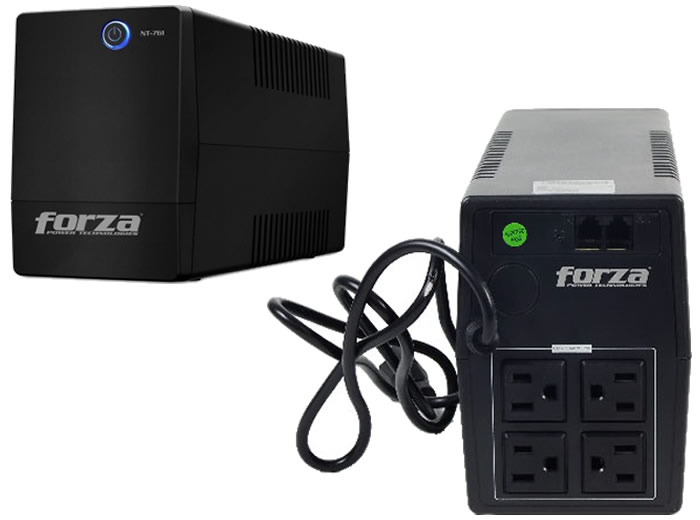 UPS MARCA FORZA MODELO NT-761 750VA 4 SALIDAS LINEA INTERACTIVA (375W ...